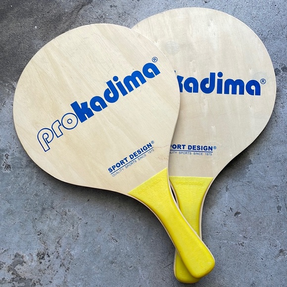 prokadima | Games | Pro Kadima Paddleball Beach Set Classic 2 Paddles ...